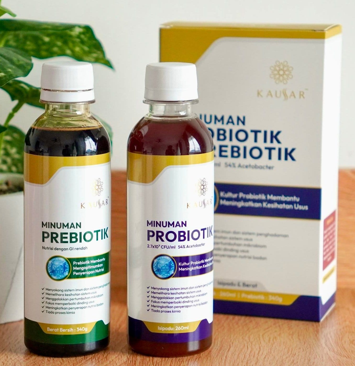 Minuman Probiotik dan Prebiotik Kaussar - kaussarforlife.com